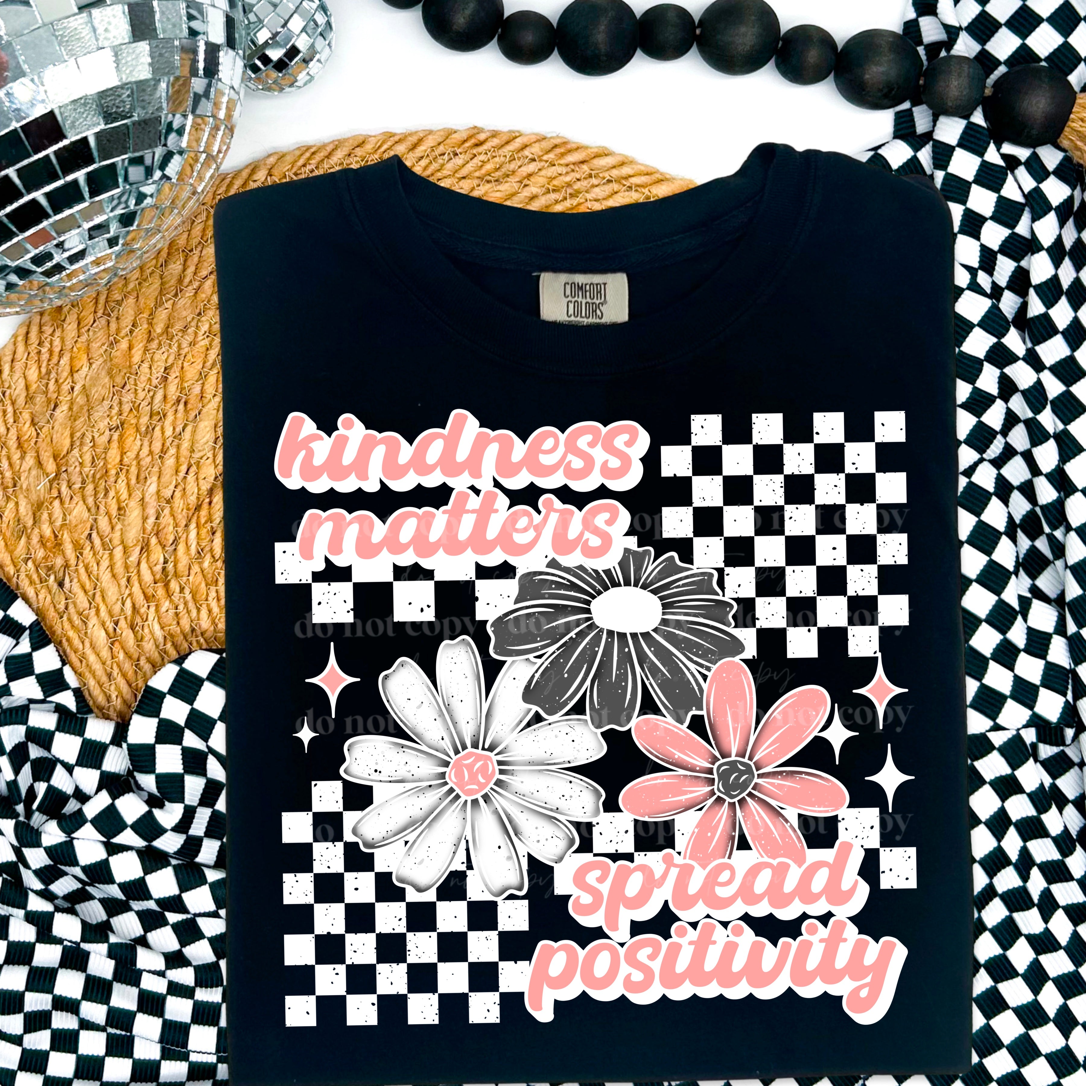 Kindness matters spread positivity (white, or black) – Frankleigh just DTFs