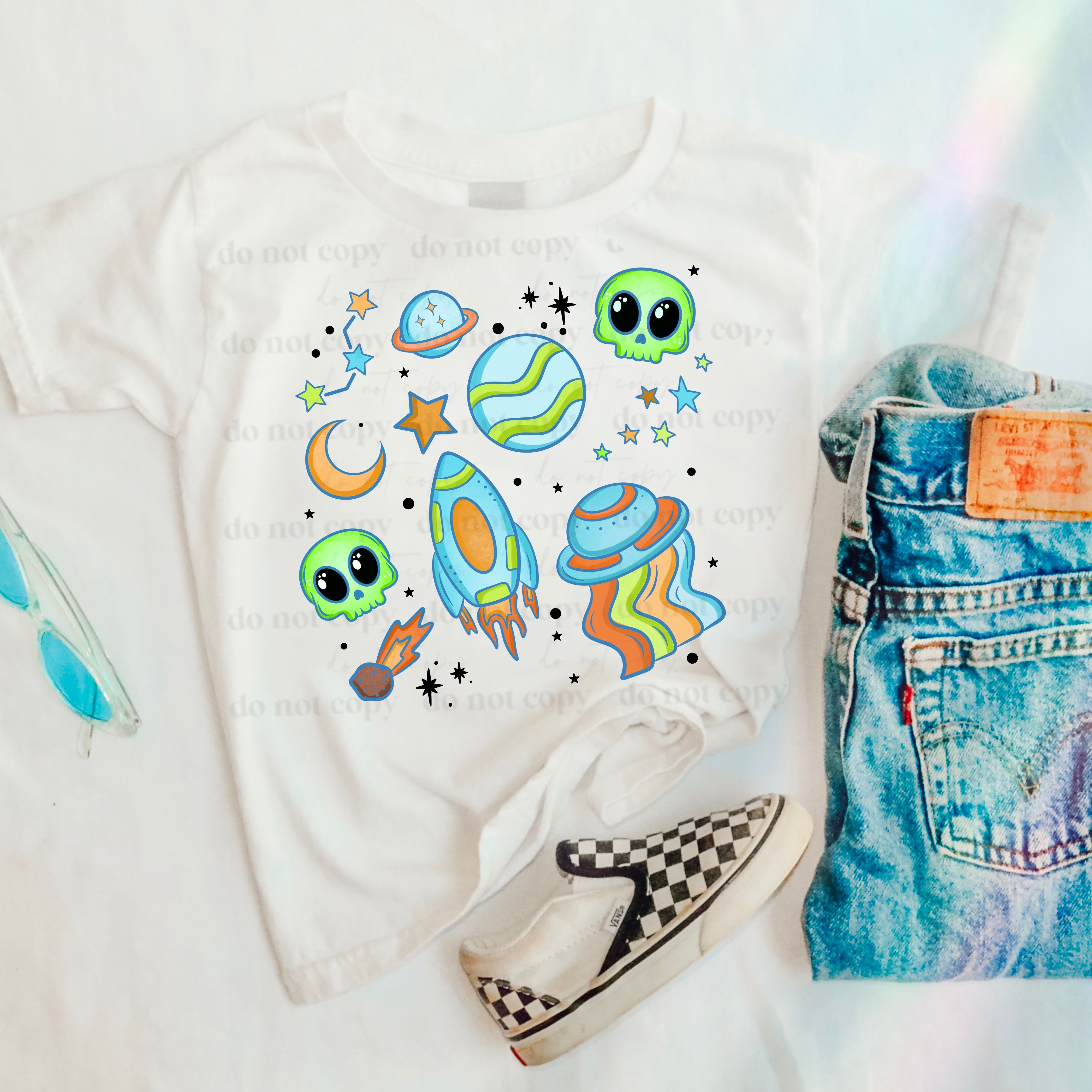 Space collage (blue or Pink ) – Frankleigh just DTFs