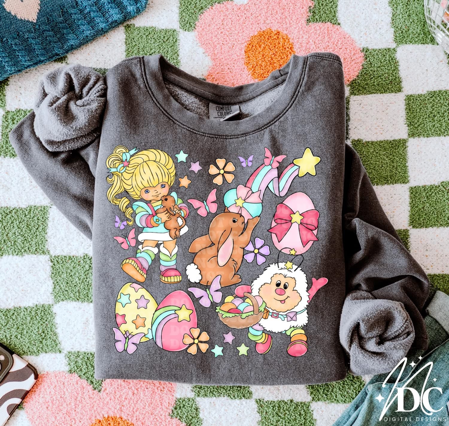 Pastel Rainbow Brite Easter – Frankleigh just DTFs