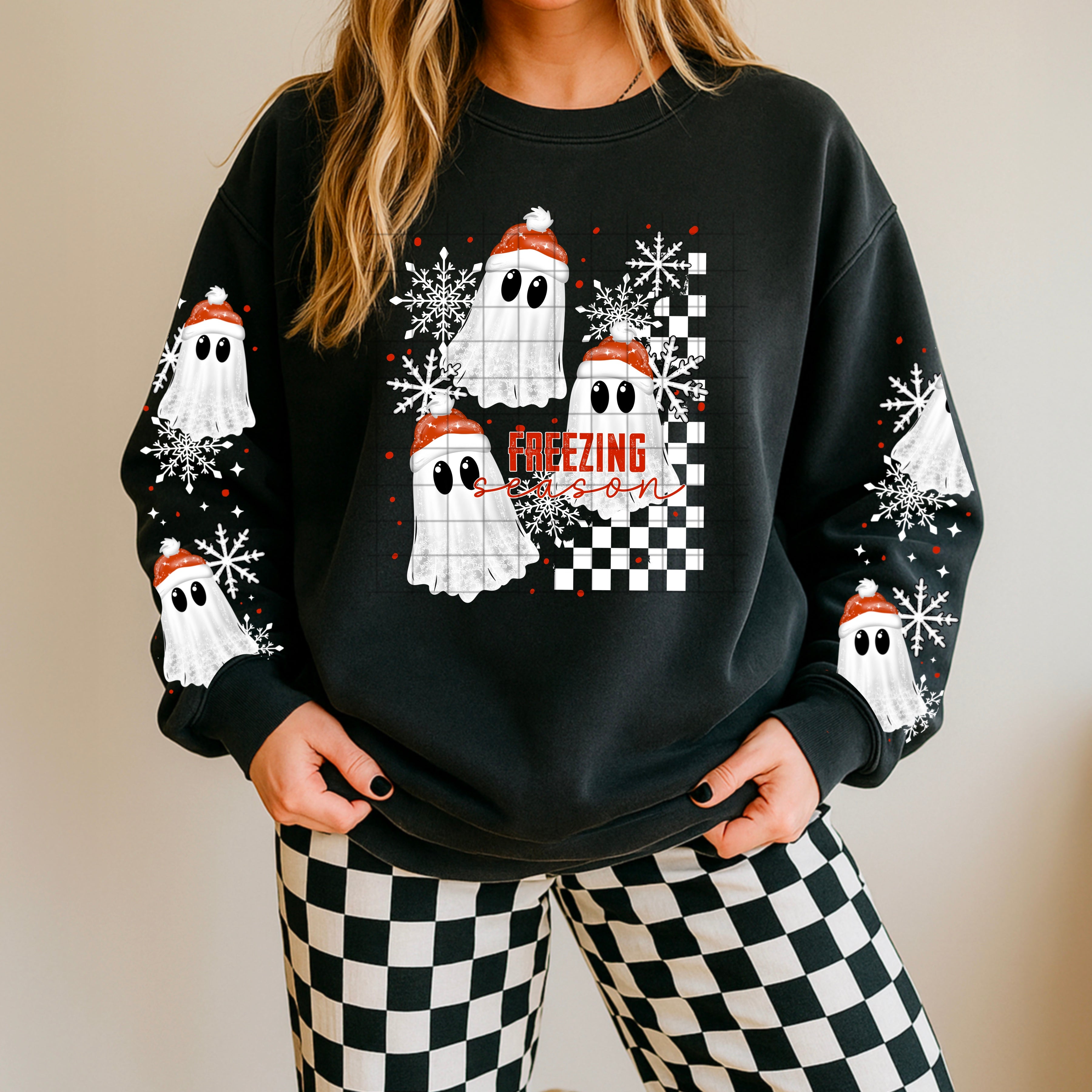 Freezing Season Ghost Front Design – Frankleigh just DTFs