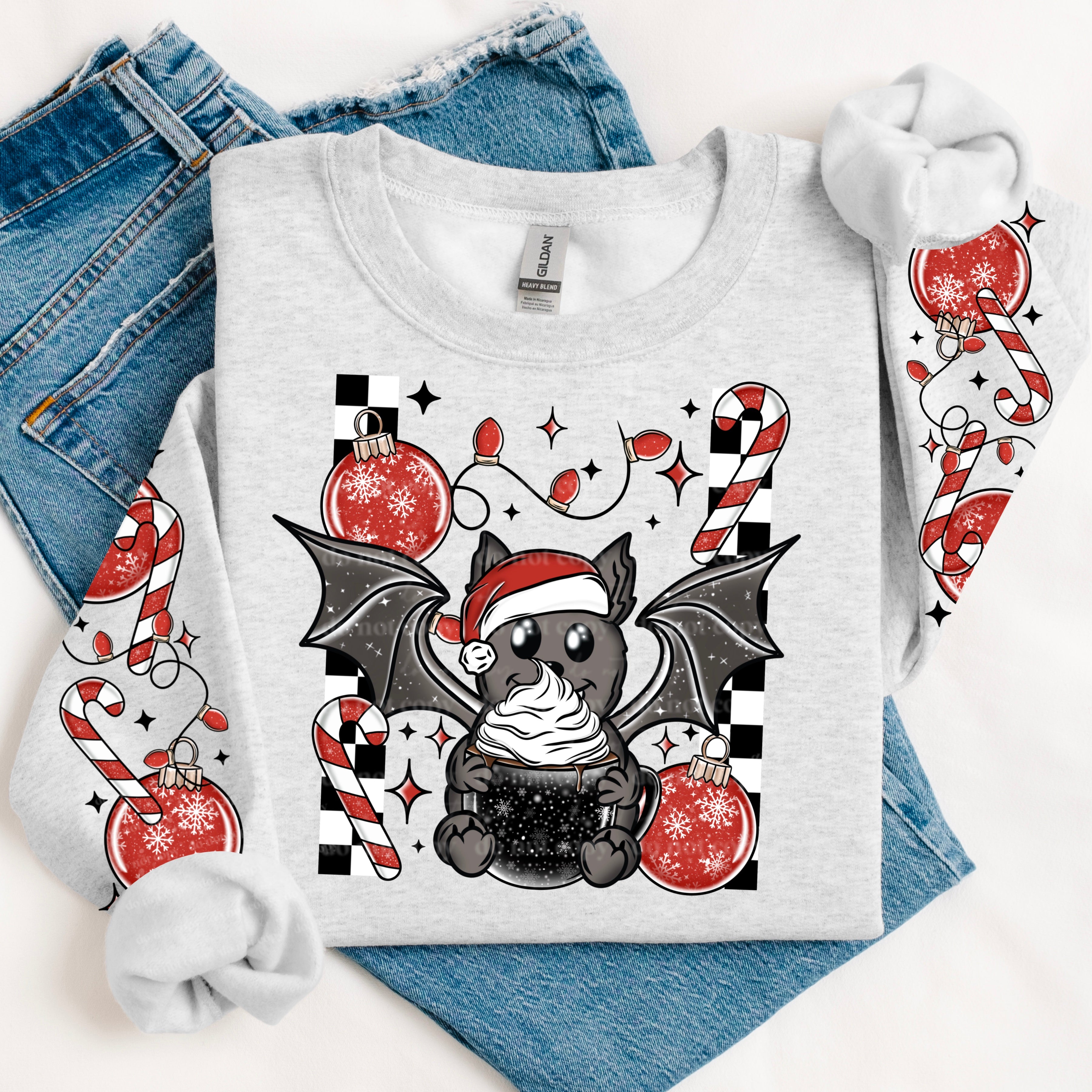 Santa Bat with sleeves – Frankleigh just DTFs