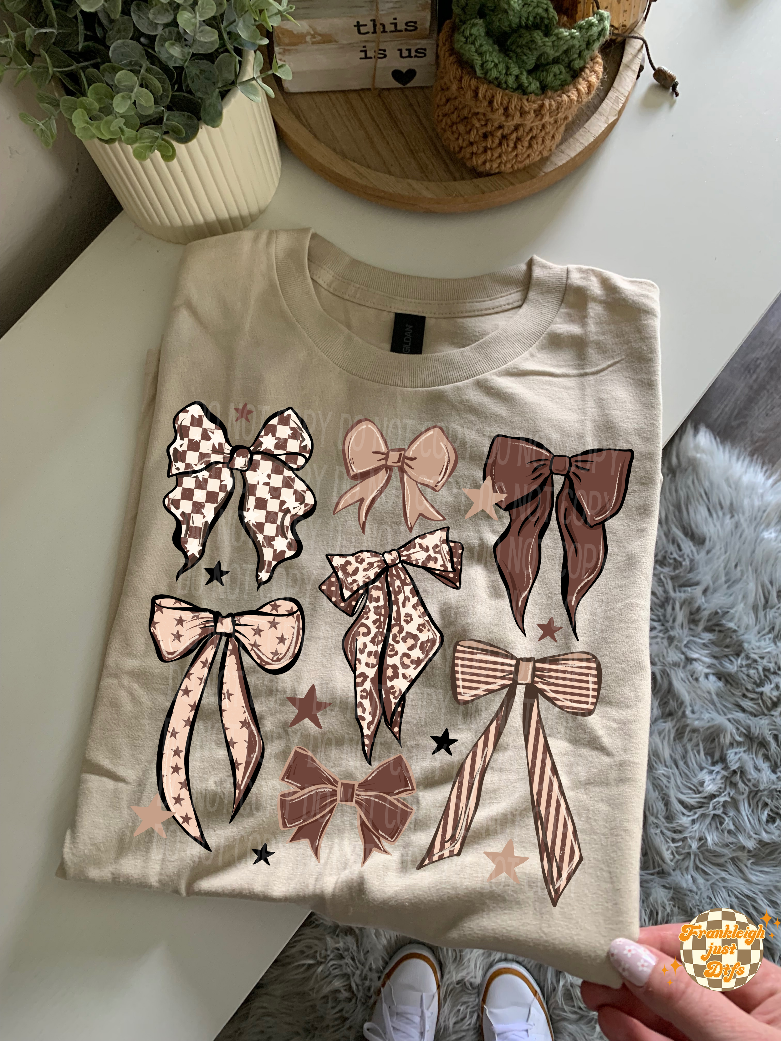 Neutral Retro Bows – Frankleigh just DTFs